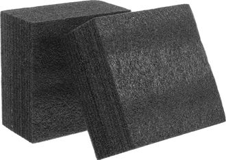 Artibetter 2 St&uuml;ck Steckschaum Blumen Schwarz Hochdichte Schaumpolster Basis F&uuml;r K&uuml;nstliche Blumenarrangements Stabiler Einsatz F&uuml;r Hochzeit Und Dekoration