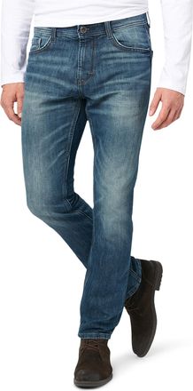 Tom Tailor Herren Jeanshose Jeans 1/1 Josh Regular Slim Blau (Mid Stone Wash Denim 1052), W31/L30 (Herstellergröße: 31)
