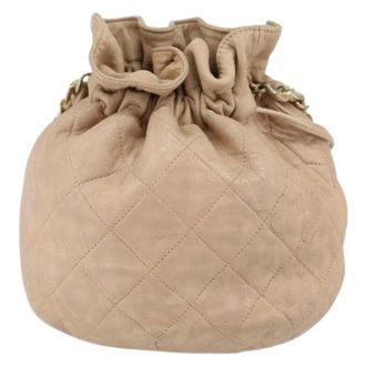 Chanel Sac Seau Vintage Pre-owned - Femme - Pre-owned - Beige - Taille: ONE Size