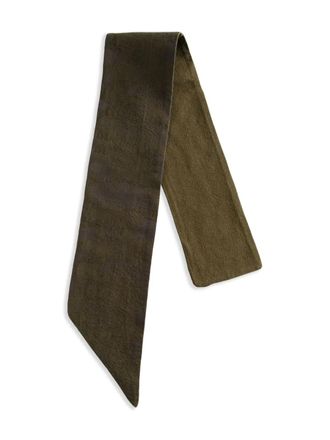 Ziggy Chen Schal mit Jacquardmuster - Grün