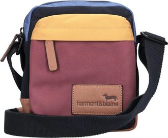 Harmont & Blaine Homme, Sacs, Multicolore, Taille: ONE Size Sac bandouli&egrave;re en cuir et tissu
