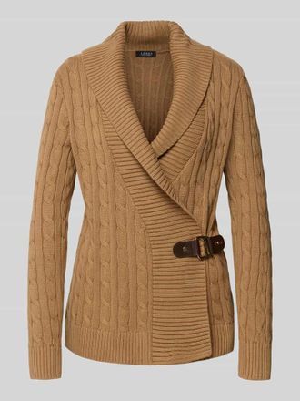 Lauren Ralph Lauren Strickjacke mit Zopfmuster Modell DONATO