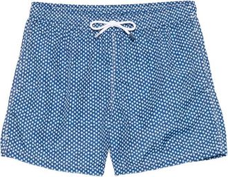 Fedeli Homme, Maillots de bain, Bleu, Taille: XL Floral Swim Shorts
