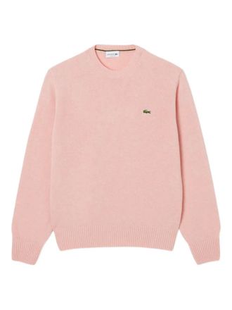 Lacoste Pullover mit rundem Ausschnitt - Rosa