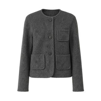 Vanessa Bruno Humble Jacke - Femme - Vestes - Gris - Taille: 36 FR