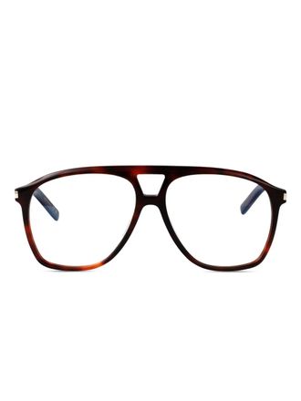 Saint Laurent Eyewear Dune Pilotenbrille - Braun
