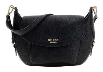 Guess sac &agrave; &eacute;paule bandouli&egrave;re Marsha Flap Shoulder Bag Black noir