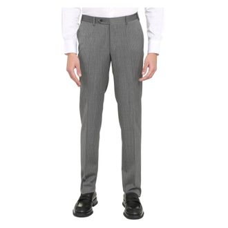 Canali Homme, Pantalons, Gris, Taille: XL Pantalon de Costume en Laine Tailleur