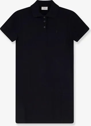Saint Laurent Cotton short dress - SAINT LAURENT - gender_Woman