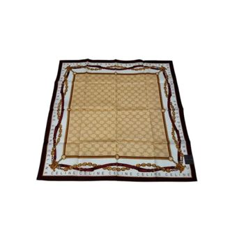 Celine Pre-owned Vintage Scarf - Femme - Pre-owned - Beige - Taille: ONE Size