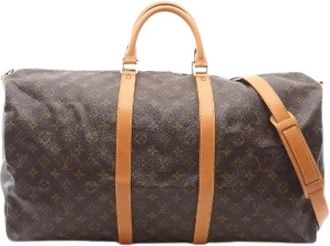 Louis Vuitton unisex, Pre-owned, Brun, Taille: ONE Size Keepall Bandouliere Monogram Boston Bag doccasion
