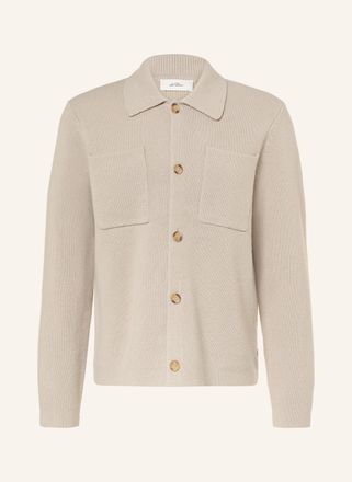 Les Deux Strick-Overshirt weiss