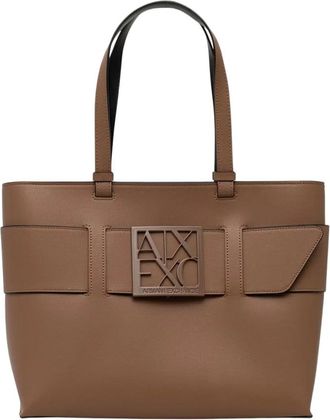 A|X Armani Exchange Shopper Tote - - Bags - Damen - Beige - ONE SIZE