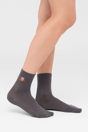 Calzedonia Socken Mit Hundemotiv Grau