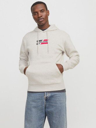 Jack & Jones Kapuzensweatshirt JJECORP GRAPHIC SWEAT HOOD NOOS mit Logo Print