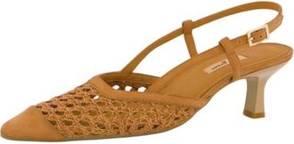 Paul Green Peeptoes & Slingpumps 6144-017 Chaussures perforées/tressées Marron Femme, marron, 38.5 EU