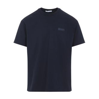 Givenchy Baumwoll-T-Shirt - - Tops - Herren - Blau - S