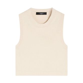 Max Mara Sleeveless Top - - Tops - Damen - Beige - M