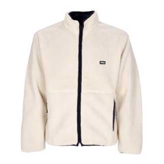 Obey Wendbare Teddy Bear Sherpa Jacke - - Jackets - Herren - Beige - XL
