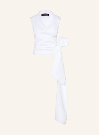 Talbot Runhof Talbot Runhof Wickelbluse weiss