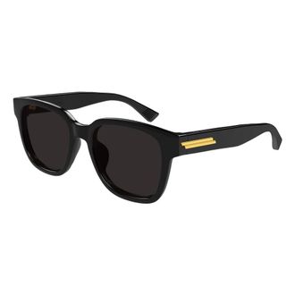 Bottega Veneta Rechteckige Sonnenbrille - - Accessories - Herren - Schwarzk - 54 MM