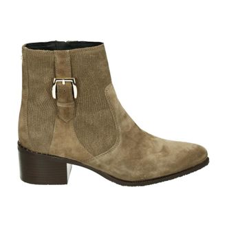 Floris Van Bommel Taupe Wildleder Western Stiefel - - Shoes - Damen - Beige - 38 EU