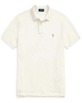 Ralph Lauren Piqu&eacute;-Poloshirt mit Logo-Stickerei, Custom Slim Fit in