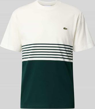 Lacoste Regular Fit T-Shirt aus reiner Baumwolle