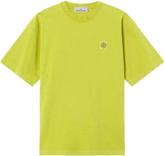 Stone Island Homme, Tops, Vert, Taille: XS T-shirt