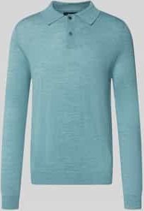 Christian Berg Regular Fit Poloshirt aus Woll-Mix