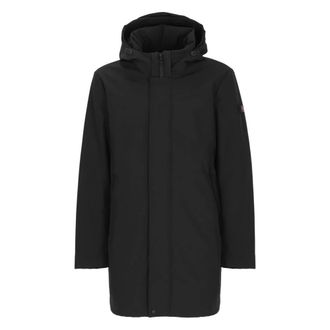 Peuterey Glatt gef&uuml;tterte Kapuzenjacke - - Coats - Herren - Schwarzk - XL