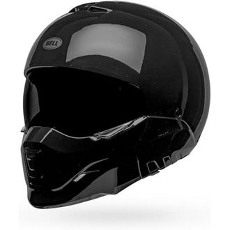 Bell Bell - BROOZER SOLID ECE Helme - Erwachsene Unisex - Schutzausrüstung, Fahrradhelm, Straßenhelm, Straßen-Schutzhelm, Schwarz, XL