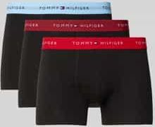 Tommy Hilfiger Trunks aus Baumwoll-Mix im 3er-Pack