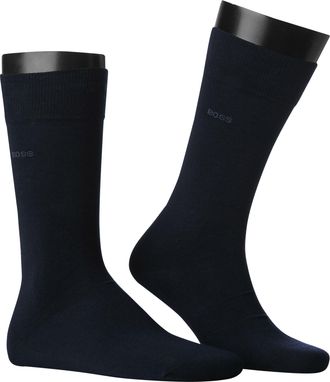 HUGO BOSS Herren Socken blau Baumwolle & Mix unifarben