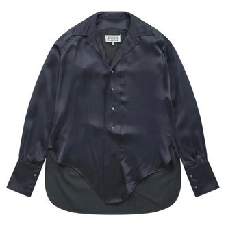 Maison Margiela Femme, Blouses et Chemises, Bleu, Taille: 38 FR Chemises