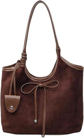 Generic Kexpery PU Leather Sac &agrave; Main Femme avec Noeud Papillon Sacoche &Eacute;paule Mode pour Travail Shopping Voyage Quotidien