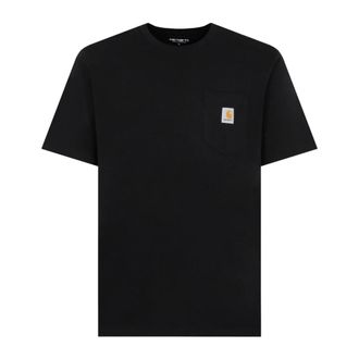 Carhartt Work in Progress Cotton Pocket T-Shirt - - Tops - Herren - Schwarzk - XL