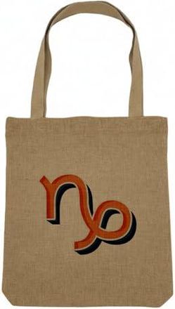 Fabulous Sac Shopping Tote Bag Aspect Lin - Capricorne Signe astrologie Zodiaque Astres M&eacute;taphore Symbole Figure Allegorie - Sac de Courses Toile Epaisse 360g 