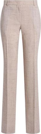 Moschino Femme, Pantalons, Brun, Taille: 40 FR Tweed Pants