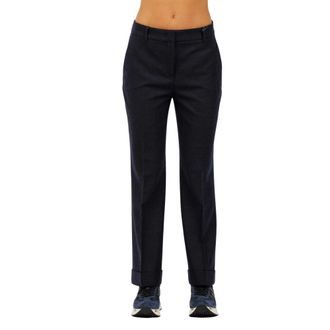 Via Masini 80 Flanell Schlaghose - - Trousers - Damen - Blau - XS