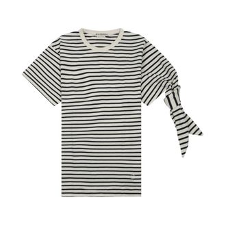 J.W.Anderson T-Shirt mit geknoteten &Auml;rmeln - - Tops - Damen - Mehrfarbig - L