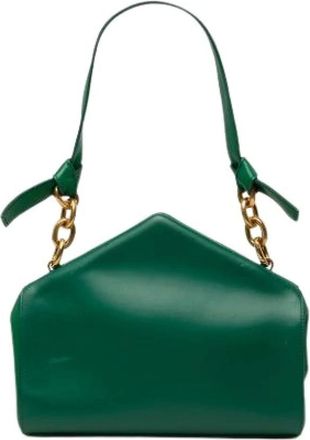 Bottega Veneta Sac bandouli&egrave;re Pre-owned - Femme - Pre-owned - Vert - Taille: ONE Size