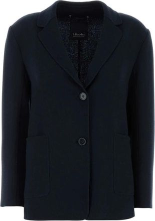 Max Mara Femme, Vestes, Bleu, Taille: 38 FR Blazers ET Gilets