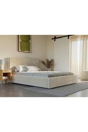 Boxxx Polsterbett, Beige, Holz, Metall, Birke, Schichtholz, 120x200 cm, Bettkasten, gepolstertes Kopfteil, in verschiedenen Größen erhältlich, Schlafzimmer,