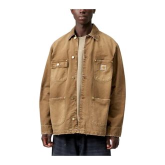 Carhartt Work in Progress Homme, Vestes, Brun, Taille: L OG Chore Coat