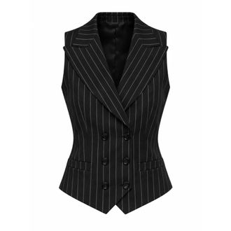 Dolce & Gabbana Woven Waistcoat - - Jackets - Damen - Schwarzk - S