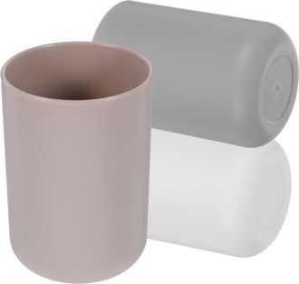 BESPORTBLE 3 St&uuml;ck Teiliges Unzerbrechliche Mundsp&uuml;lbecher und Zahnb&uuml;rstenbecher aus Langlebigem Material Gro&szlig;es Fassungsverm&ouml;gen Rutschfestes Design Geeignet f&uuml;