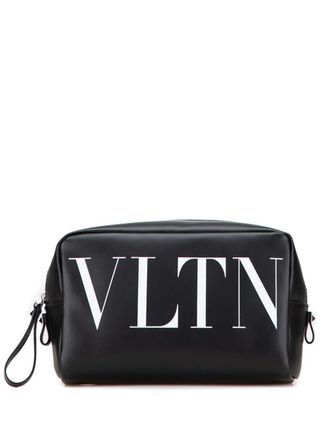 Valentino Garavani pochette VLTN en cuir (2018-2025) - Noir