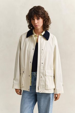 GANT Damen Decker-Jacke aus Baumwolle (XXL) CREAM