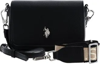 U.S.Polo Association Mansion Flap Crossbody Bag Black